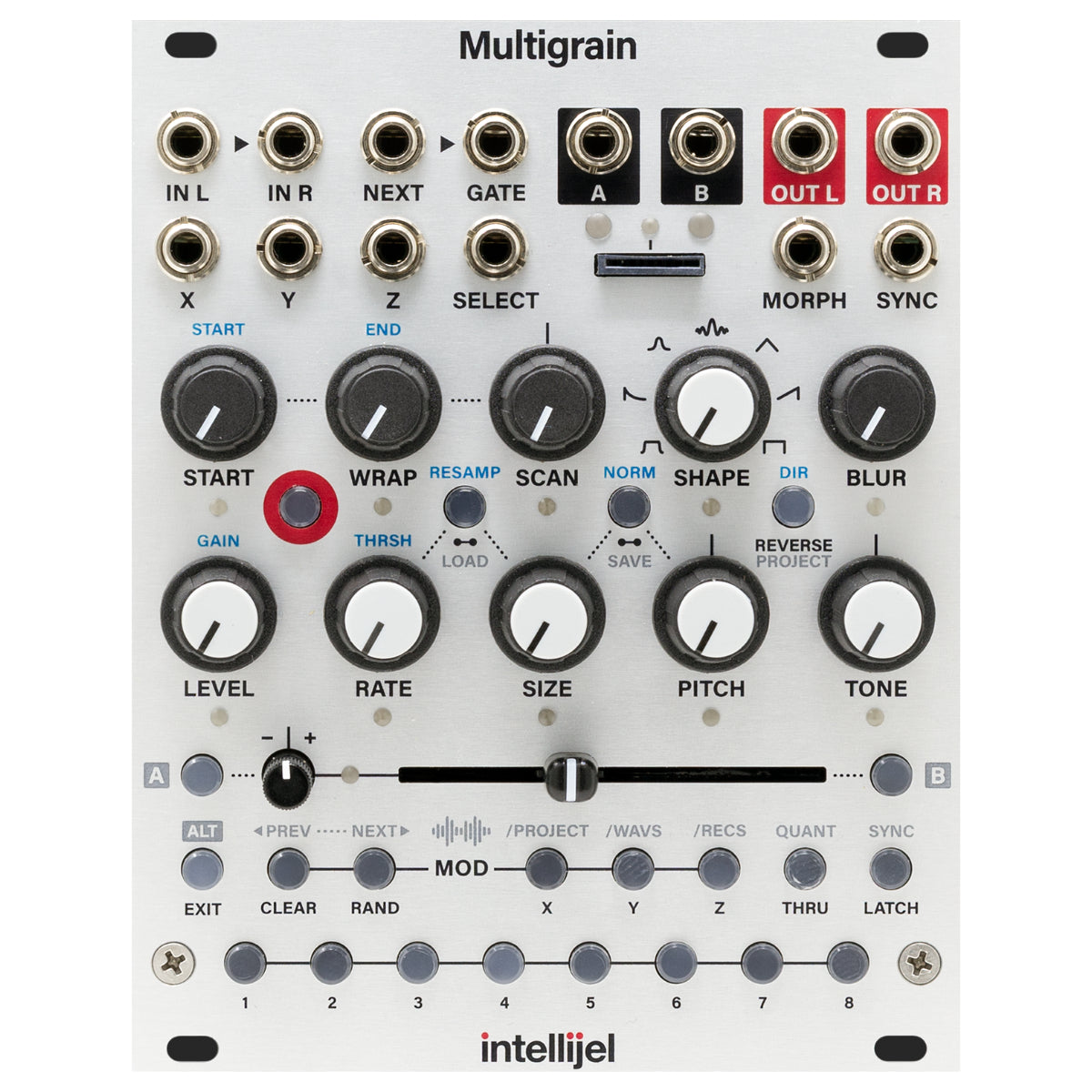 Intellijel Multigrain Stereo Morphing Granular Sampler 3U