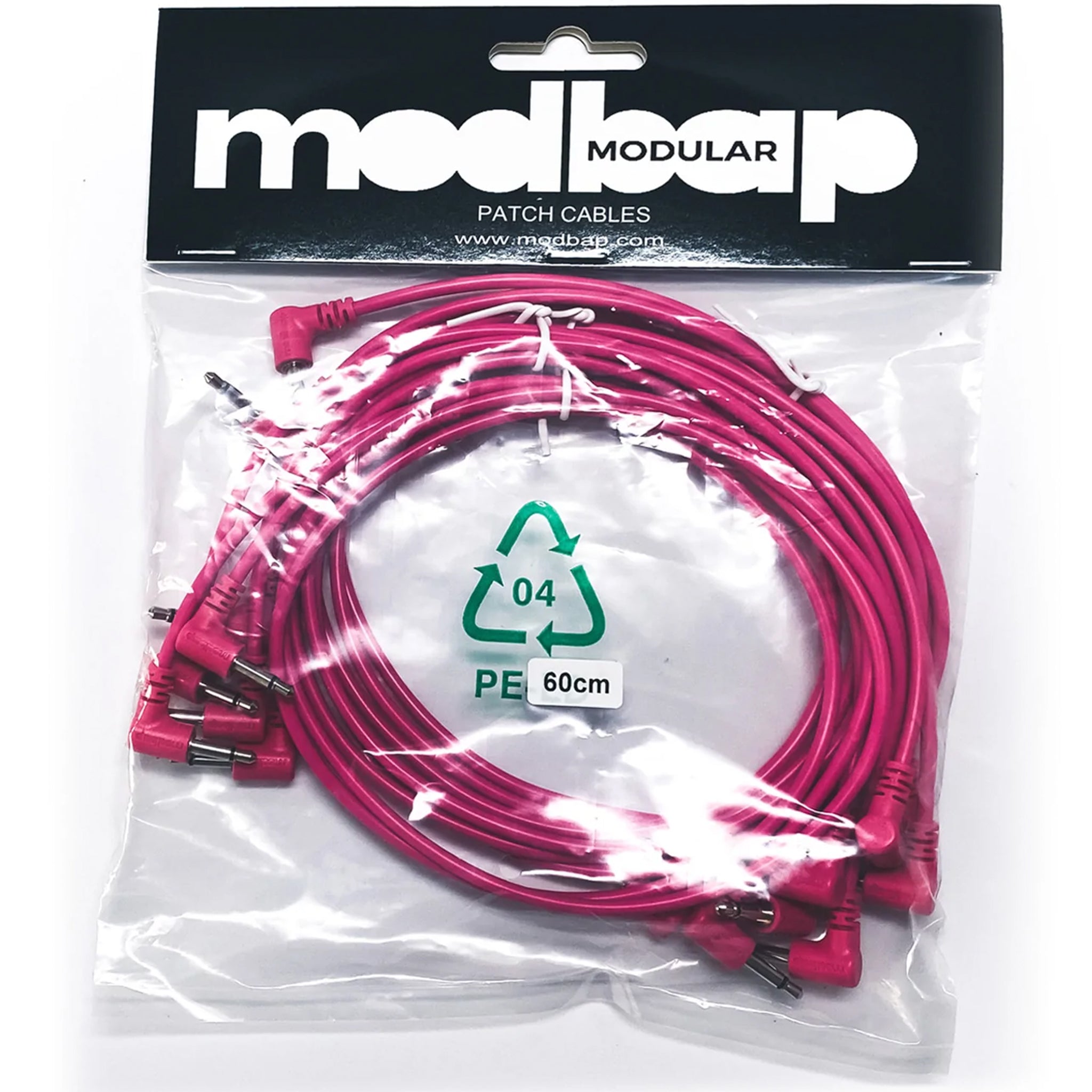 Modbap Modular 24" Patch Cables - Pink