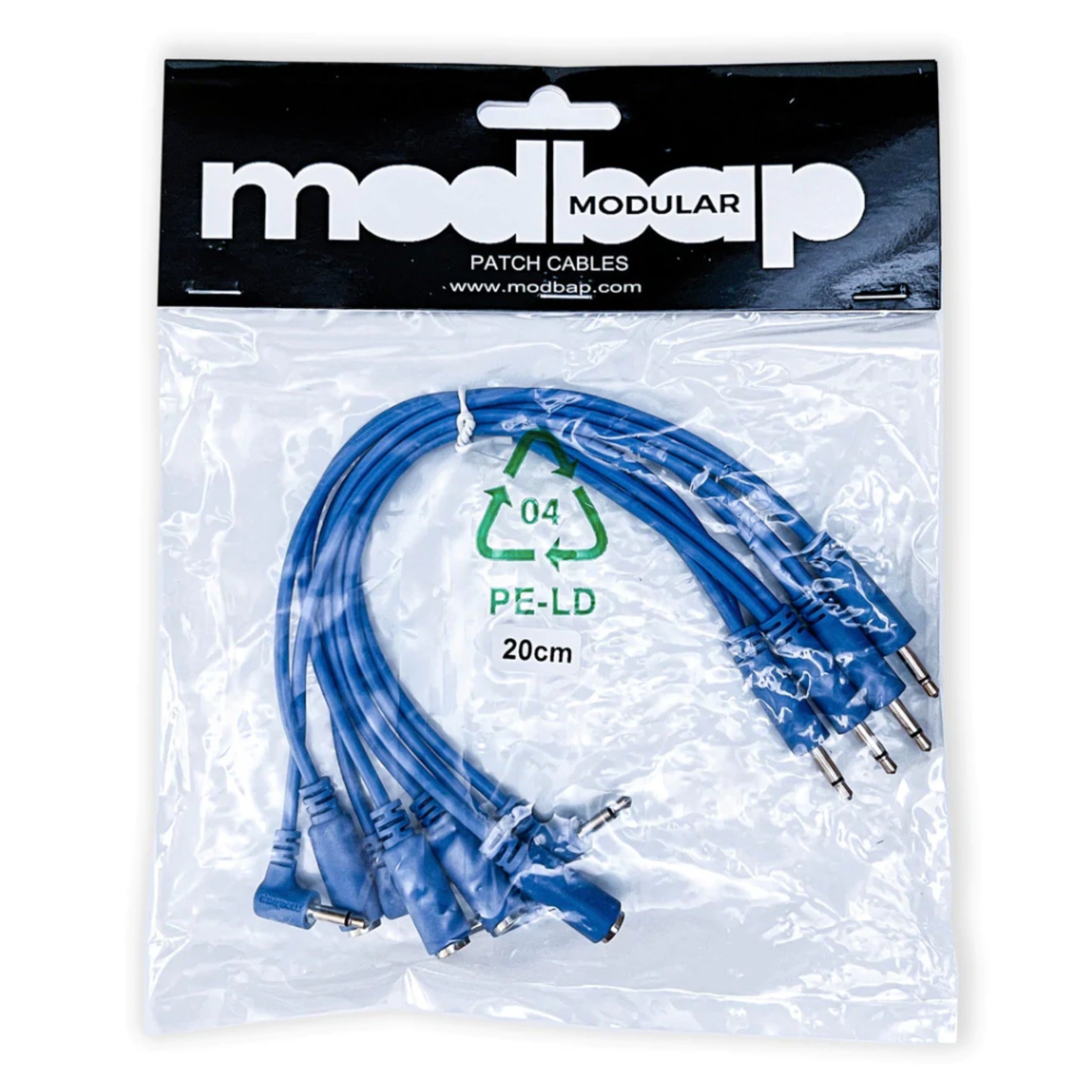 Modbap Modular 8" Divvy Cables - 4 Pack Blue