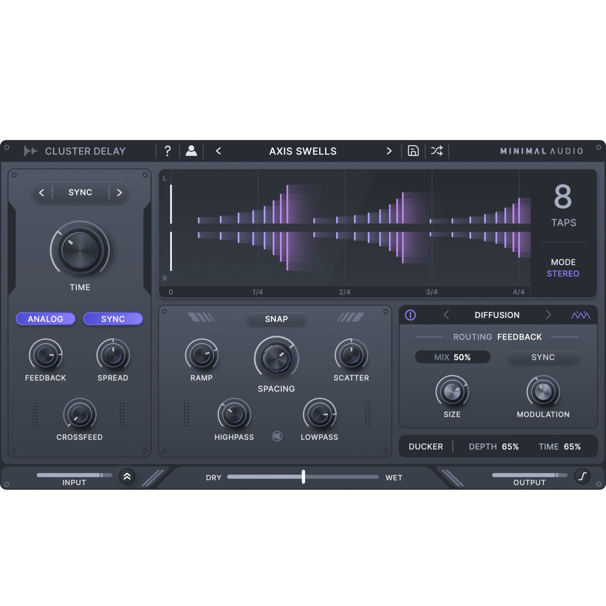 Minimal Audio Cluster Delay