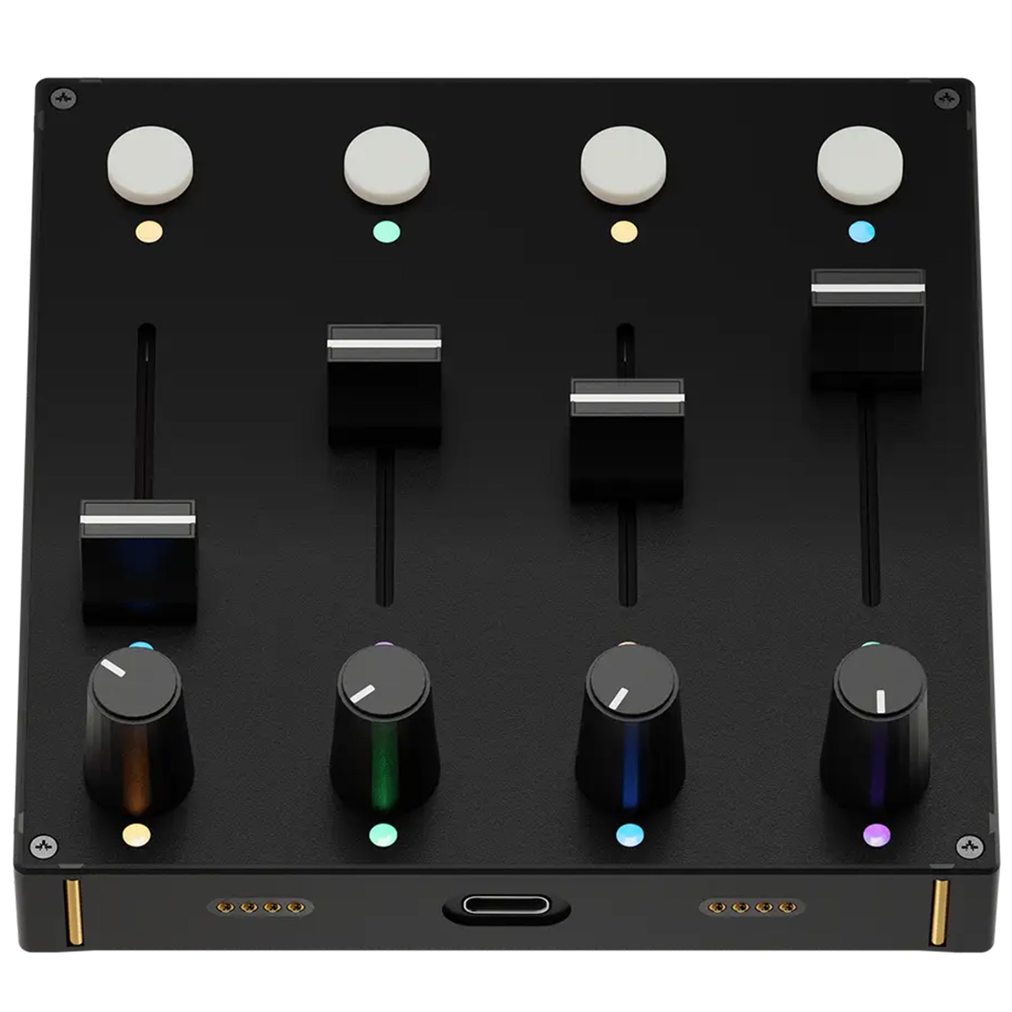 Intech Studio PBF4 - Potentiometer, Button And Fader X4 Controller