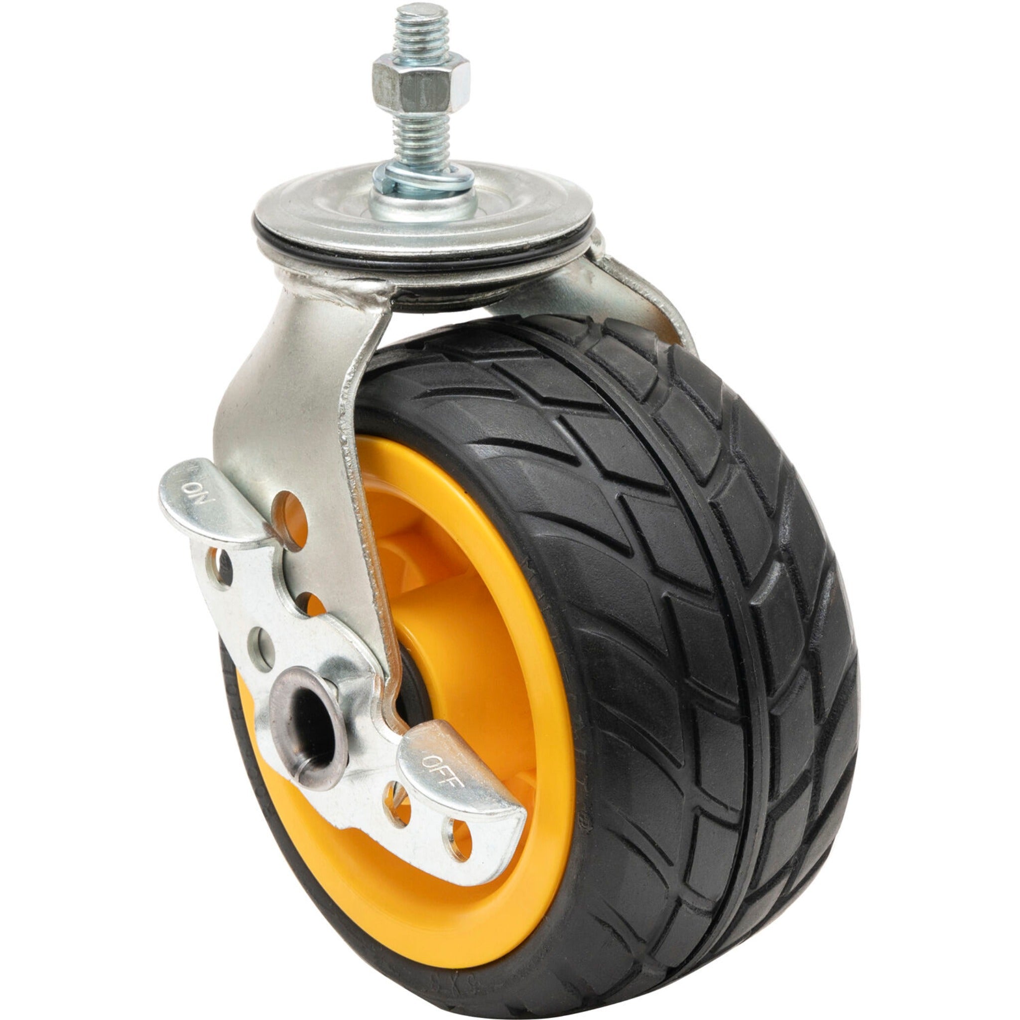 RocknRoller RCSTR6X3 Ground Glider Caster with Brake 6x3