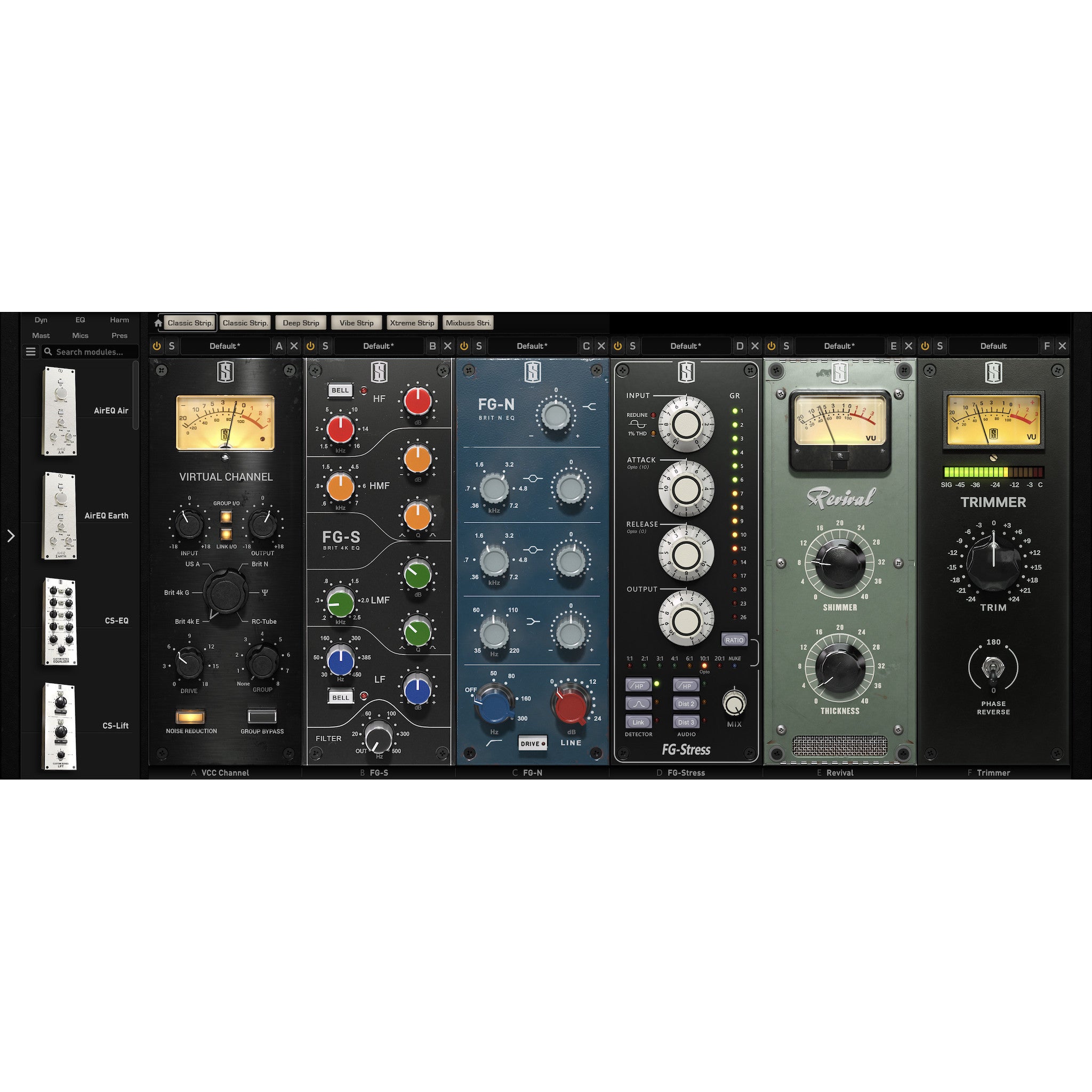 Slate VMR Channel Strip - 8 module custom Channel StripÊ