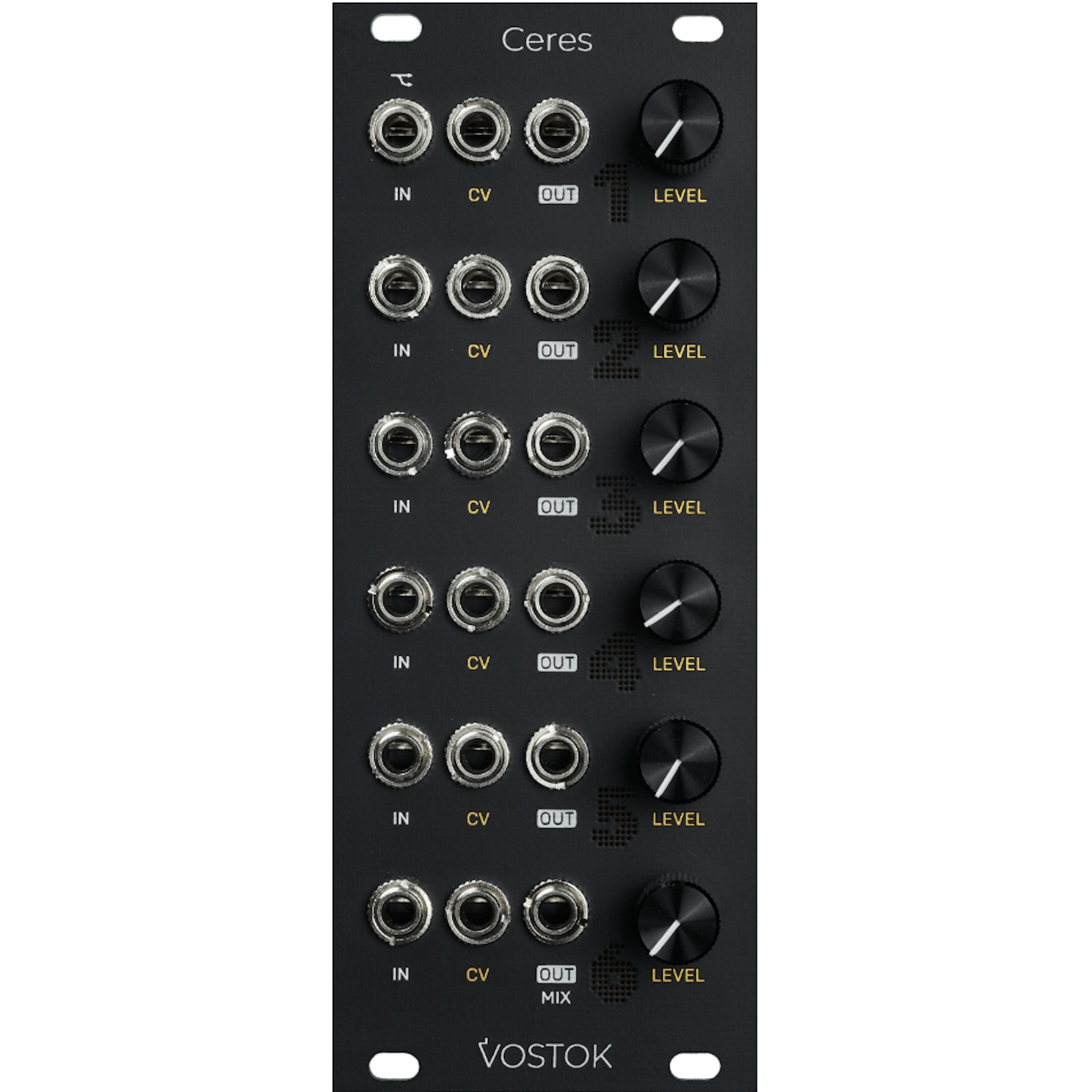 Vostok Ceres - High-Class Linear VCA & Mixer Module