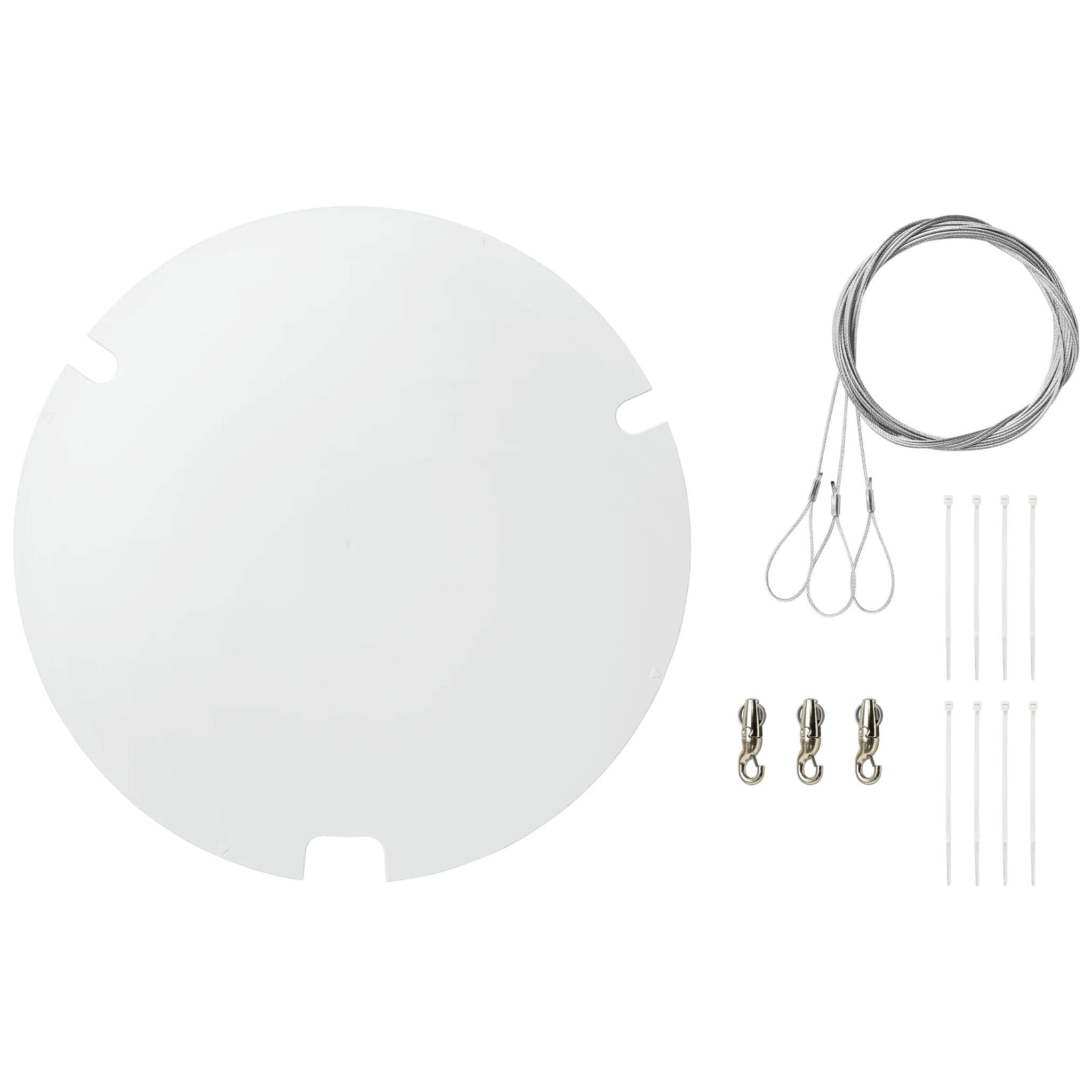 Shure A900W-R-PM Pole Mount Kit for Round MXA920 Mic -white