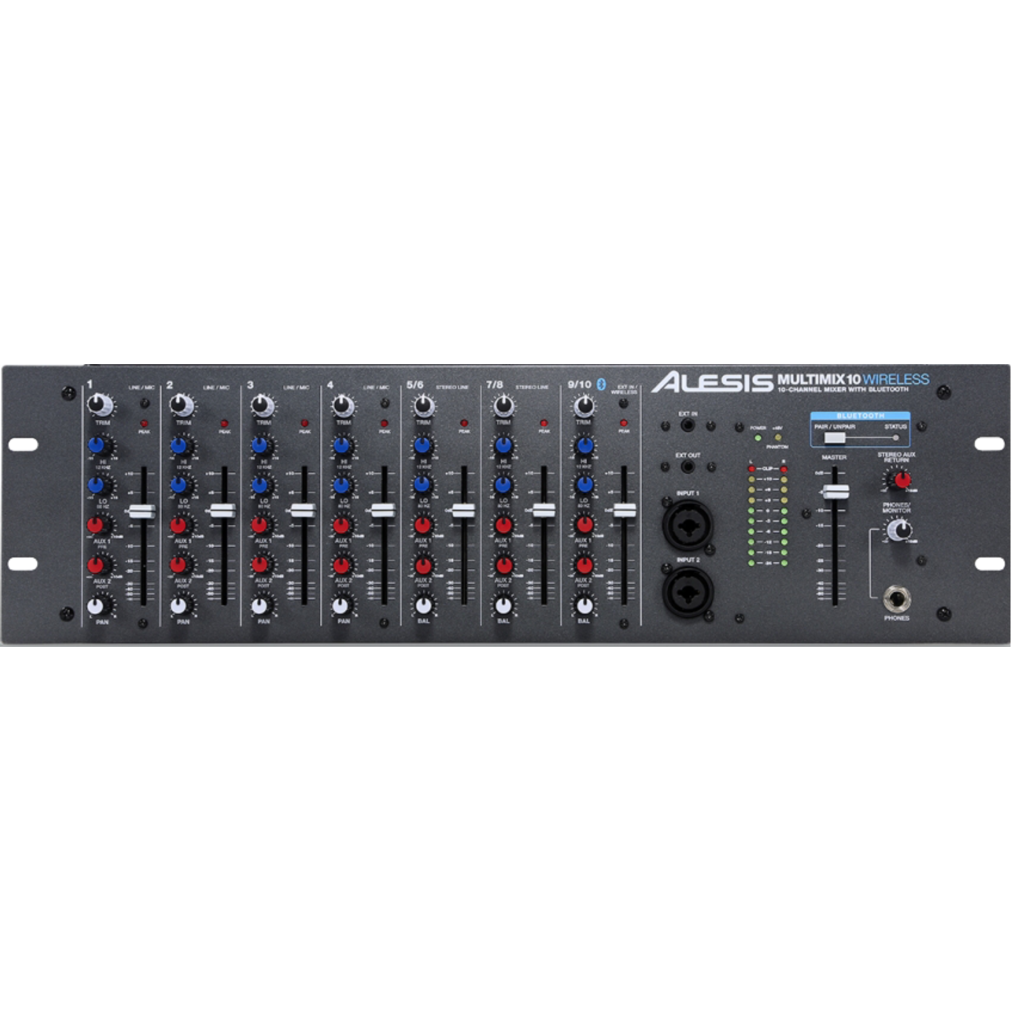 Alesis Multimix 10 Wireless Rack Mountable Audio Mixer