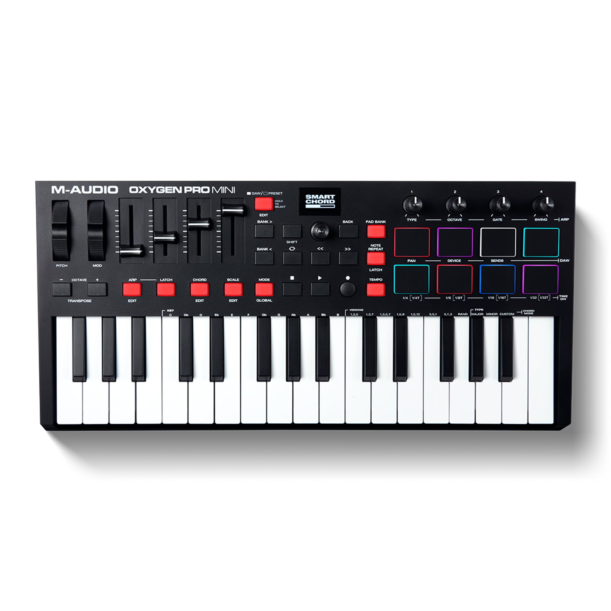M-AUDIO OXYGEN PRO MINI USB MIDI Keyboard Controller